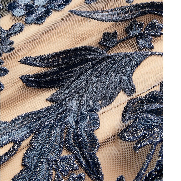 Jovani | Dresses | Sold Out Everywhere Jovani 0752 Mob Dress Blue Lace ...